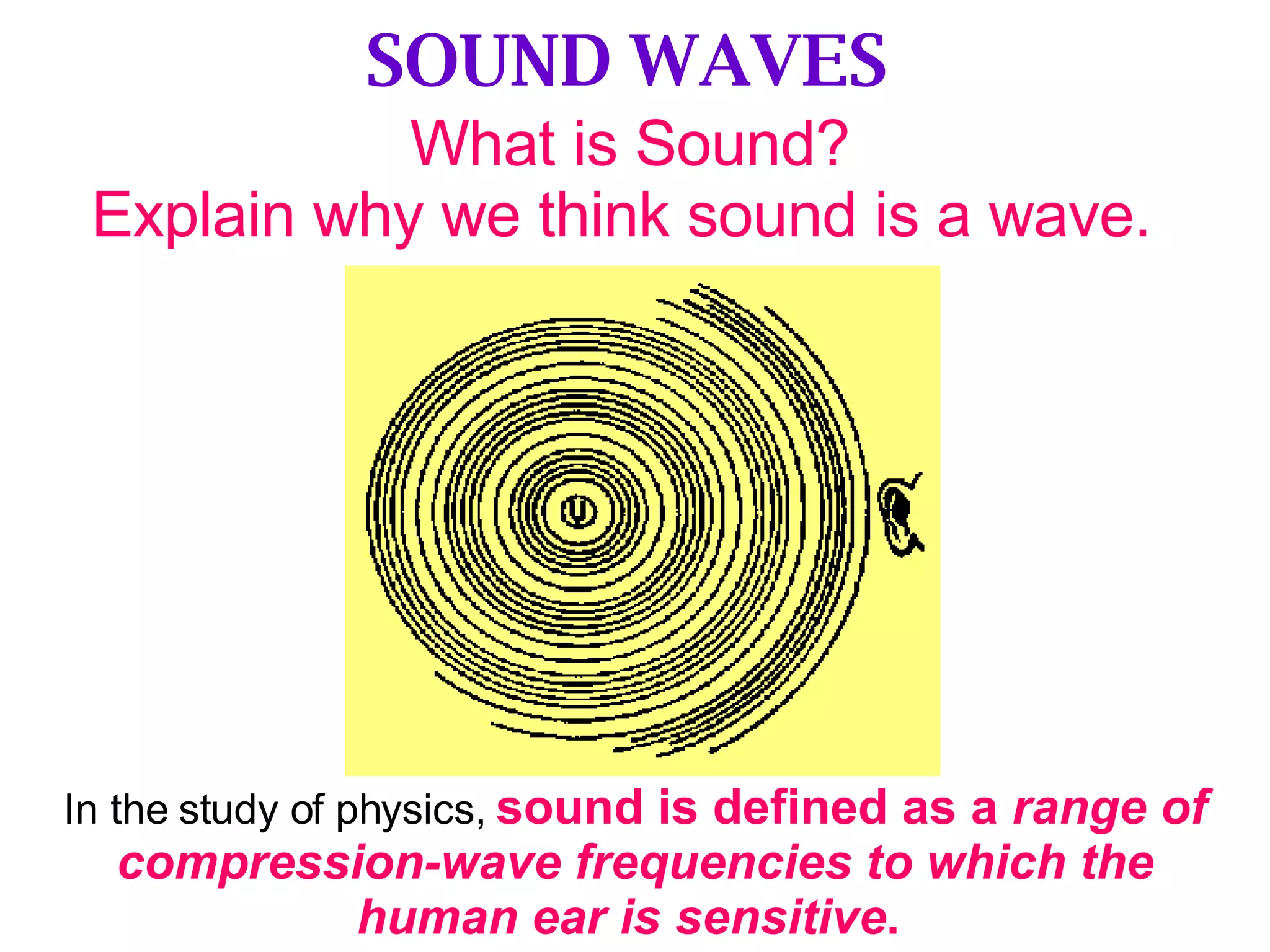 SOUND WAVES AND PROPERTIES | PPT