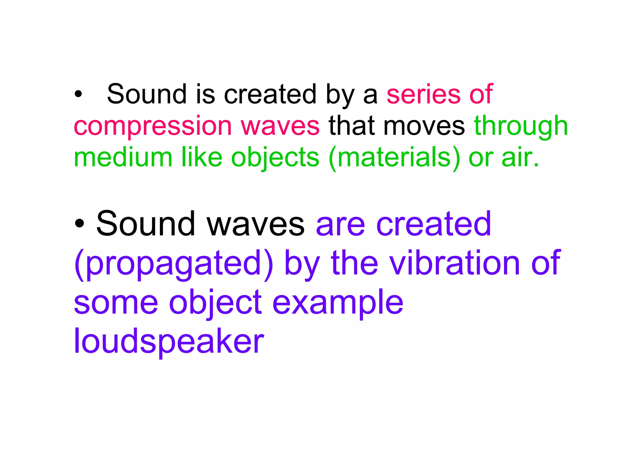 SOUND WAVES AND PROPERTIES | PPT