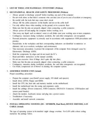 Computer Systems Servicing COC1-COC2 | DOCX