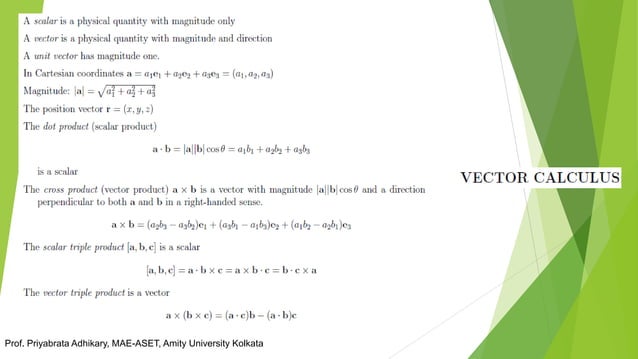 Vector Mathematics for Fluid Mechanics and Fluid Dynamics: The Concept ...