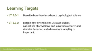 Module 0.3 Myers' Psychology for the AP Exam | PPTX
