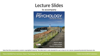 Module 0.4 Myers' Psychology for the AP Exam | PPTX