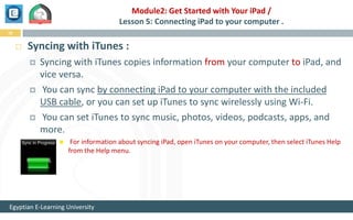 Module 002 get started with your i pad | PPT