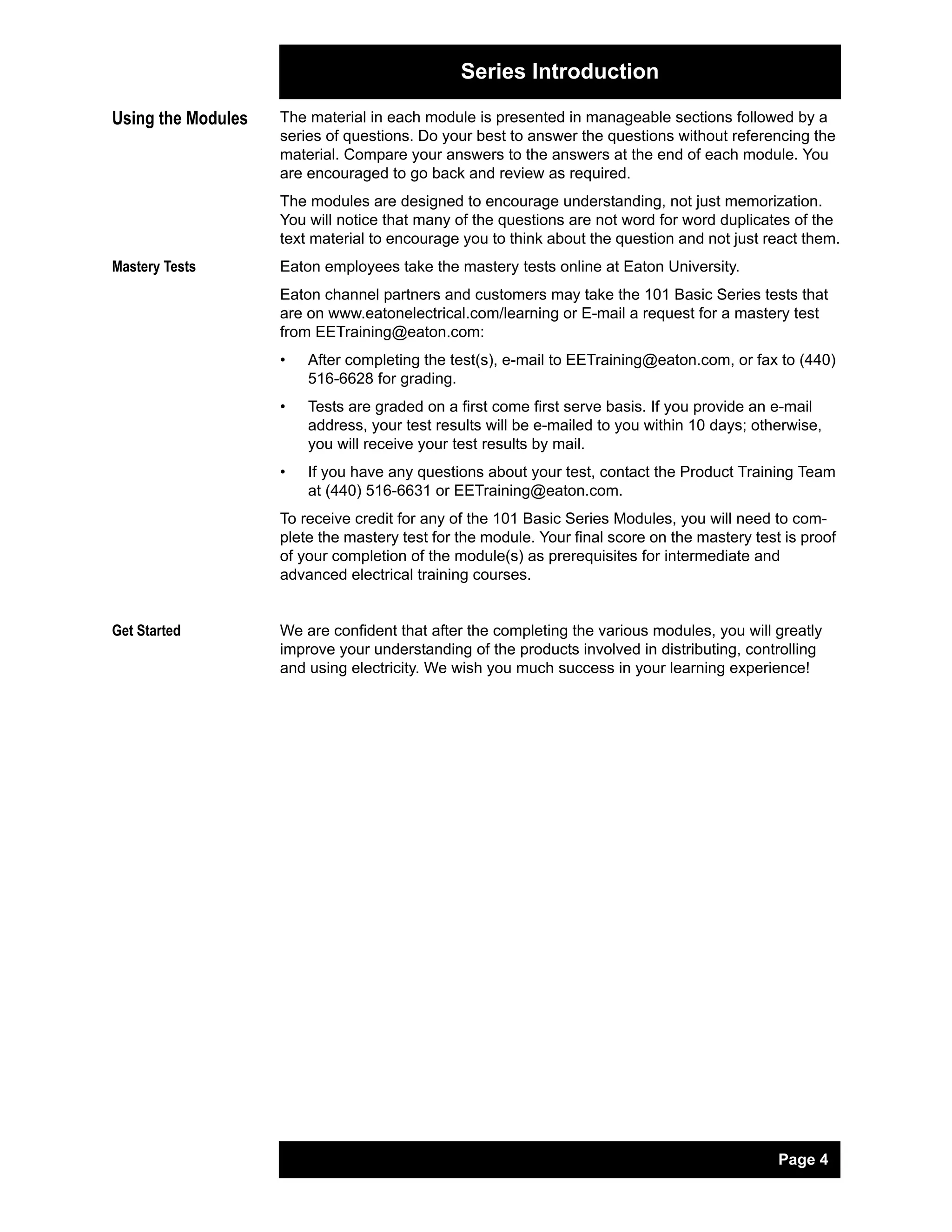 Eaton Learning Module 1 | PDF