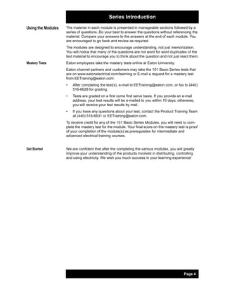 Eaton Learning Module 1 | PDF
