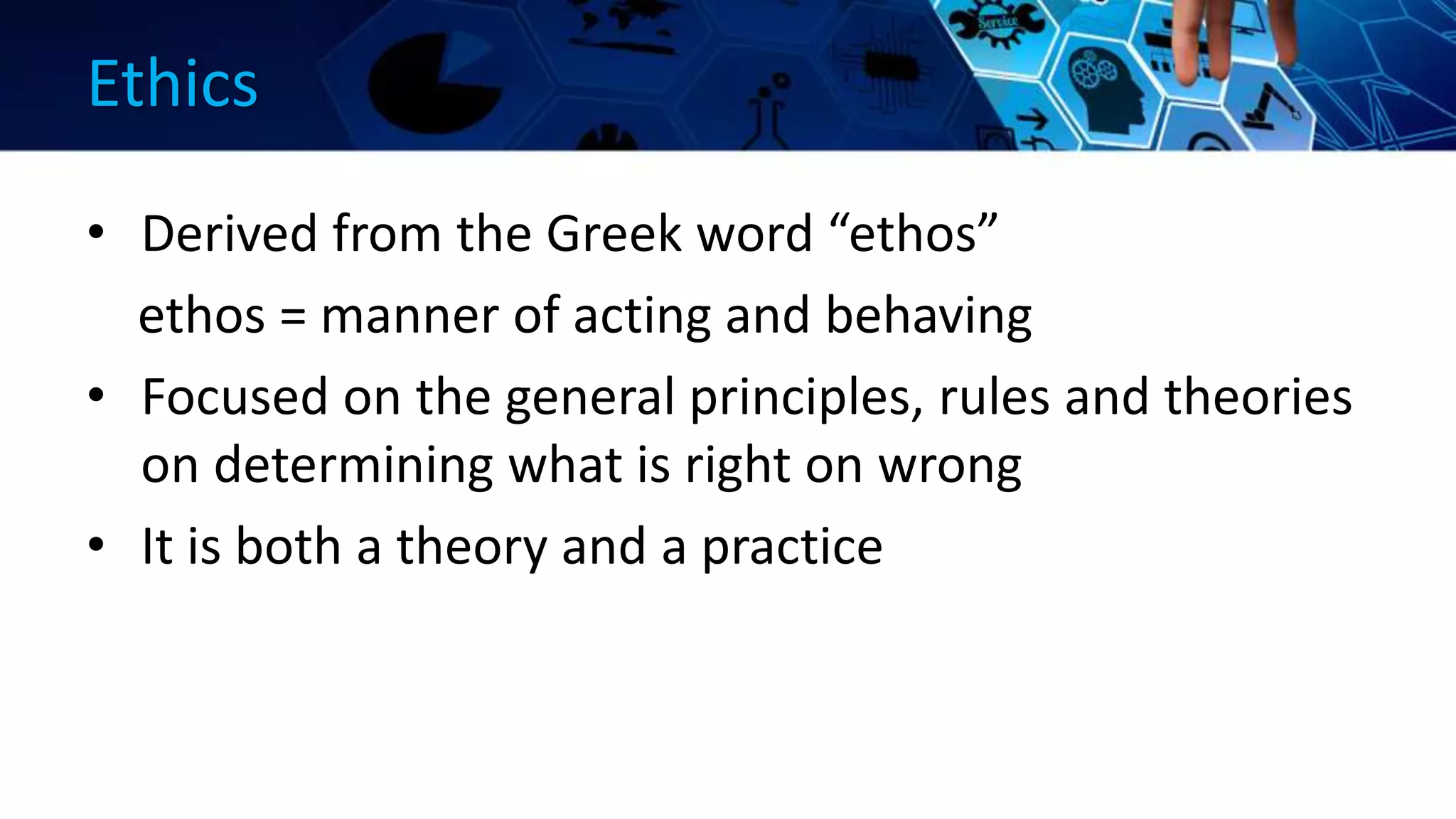 ETHICS - 1 | PPTX