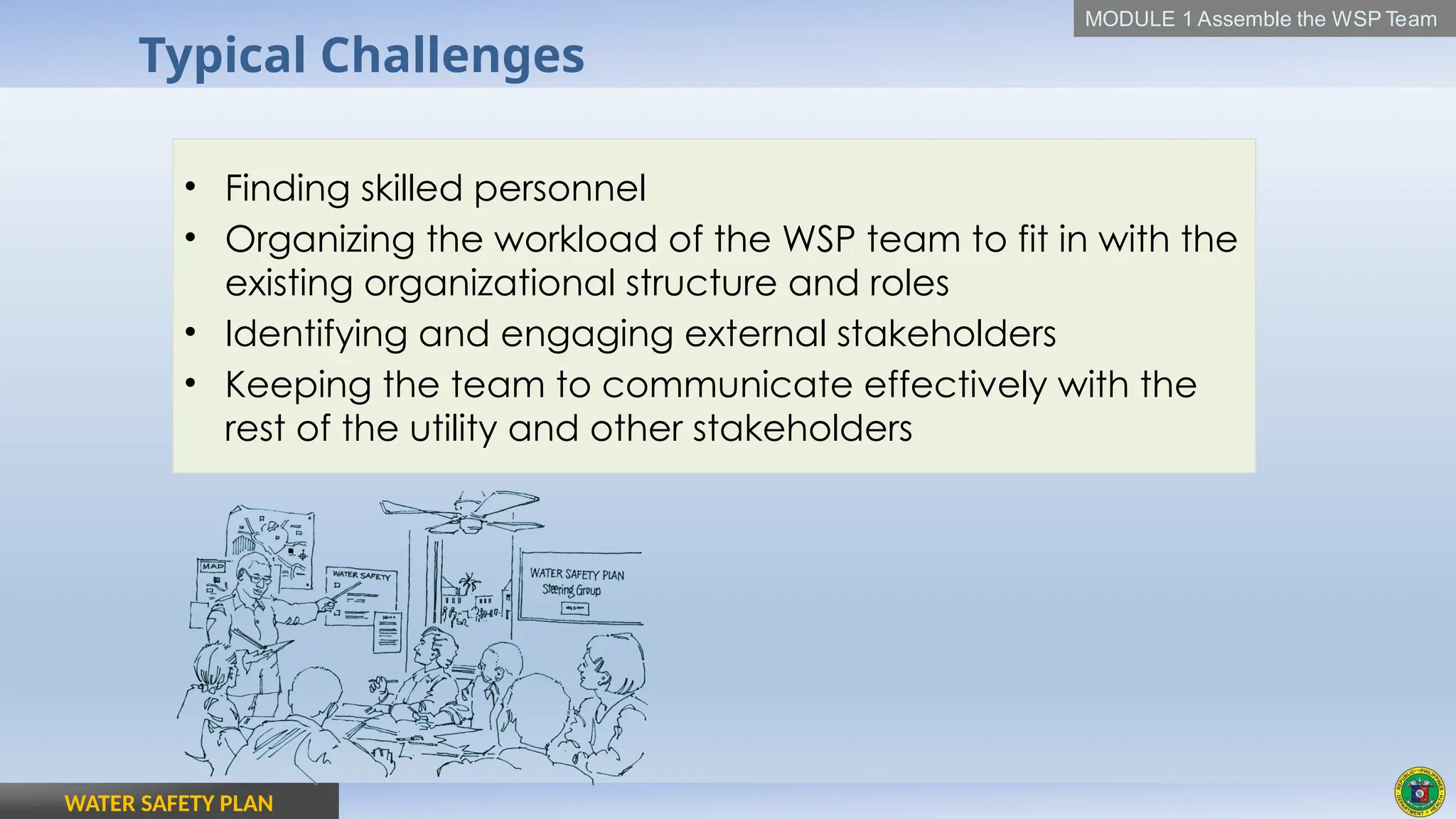 Module_01 Water Safety Plan Training: Assembling the WSP Team | PPTX