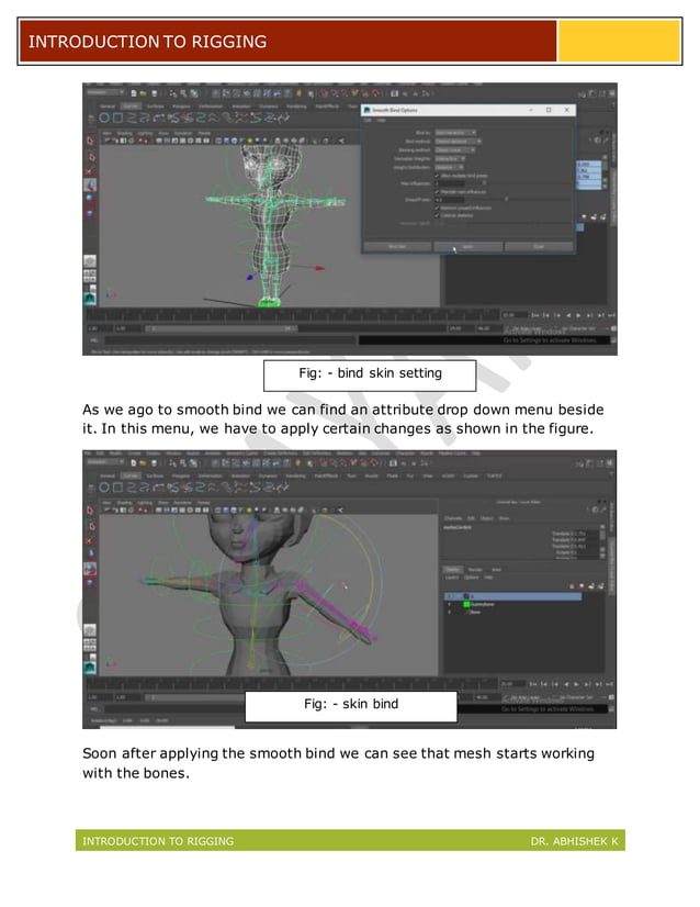 Module 019 introduction to bone setup, rigging character_e_text | DOCX