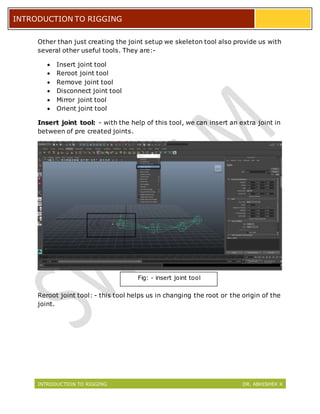 Module 019 introduction to bone setup, rigging character_e_text | DOCX