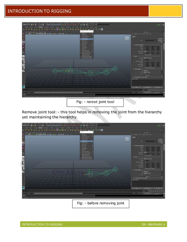 Module 019 introduction to bone setup, rigging character_e_text | DOCX