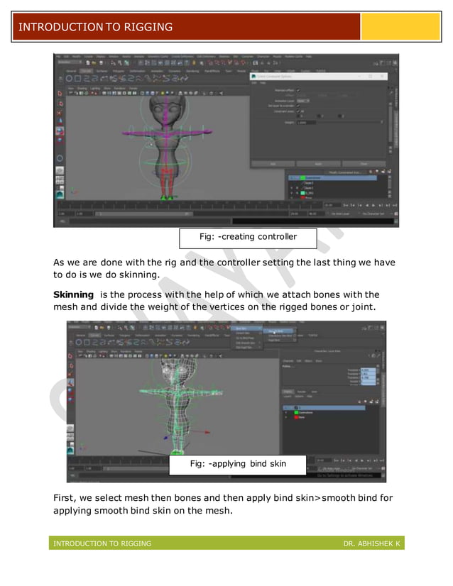 Module 019 introduction to bone setup, rigging character_e_text | DOCX