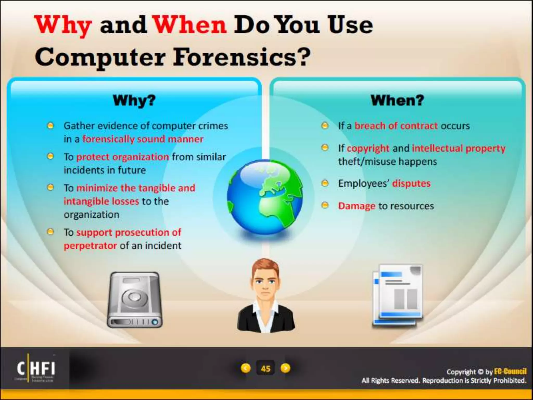 Module 01 computer forensics in todays world | PPT