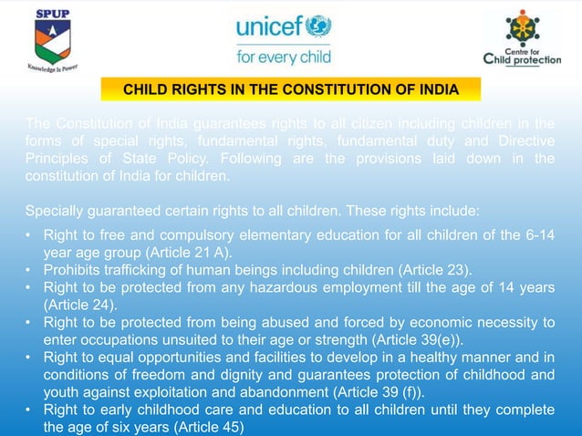 Module 01 introduction to child rights | PPTX | Adoption and Fostering ...