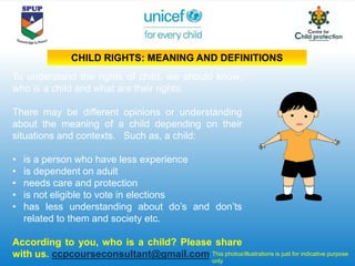 Module 01 introduction to child rights | PPTX