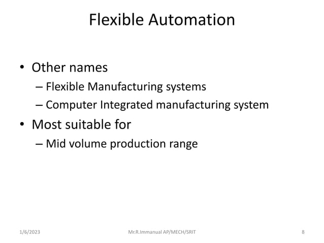 module_01_Introduction to robotics.pptx | Robotics | Technology & Computing