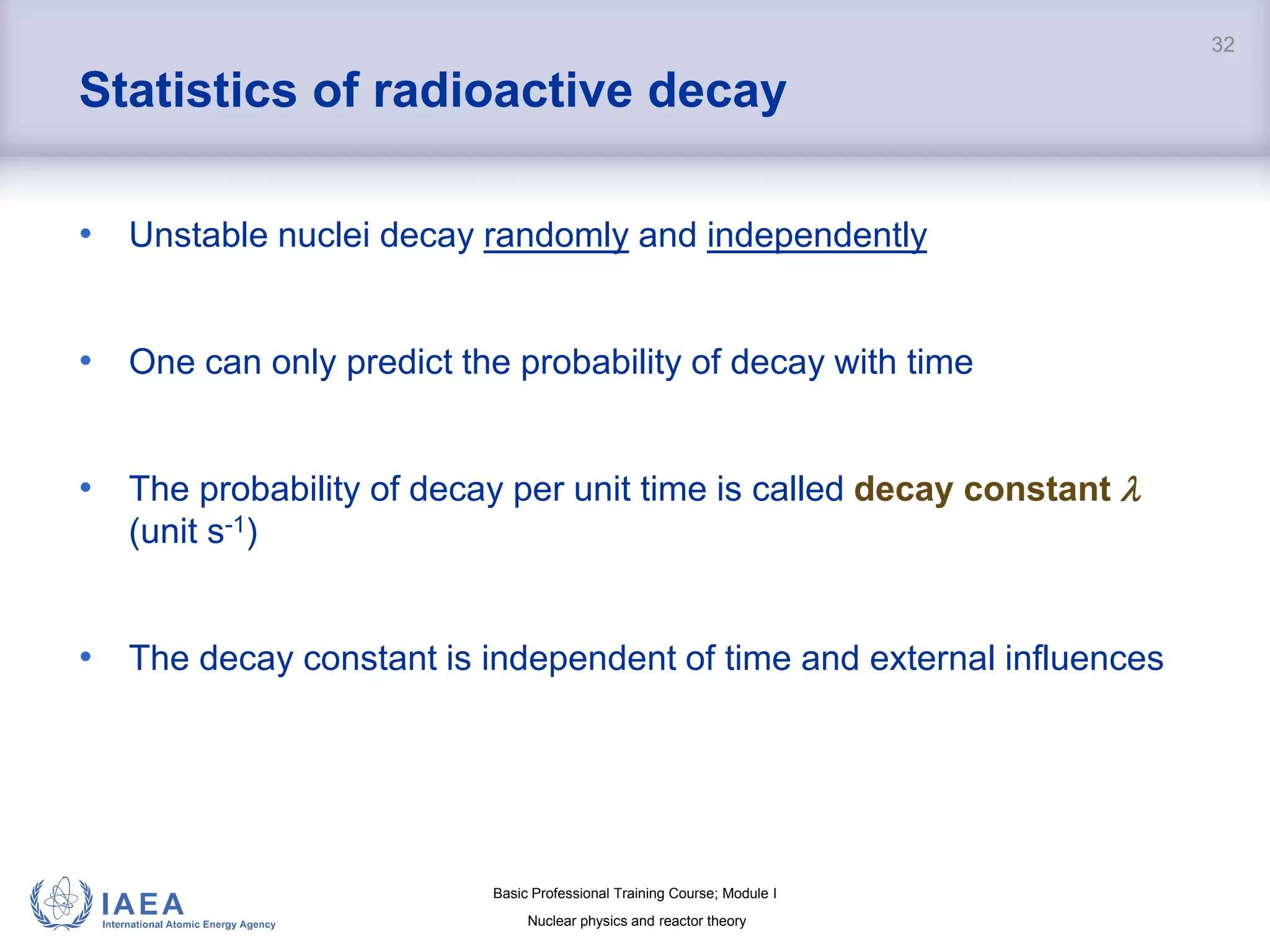 Module01 nuclear physics and reactor theory | PPTX