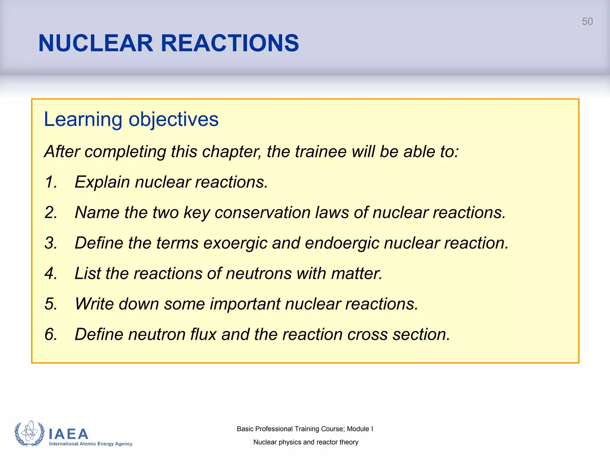 Module01 nuclear physics and reactor theory | PPTX