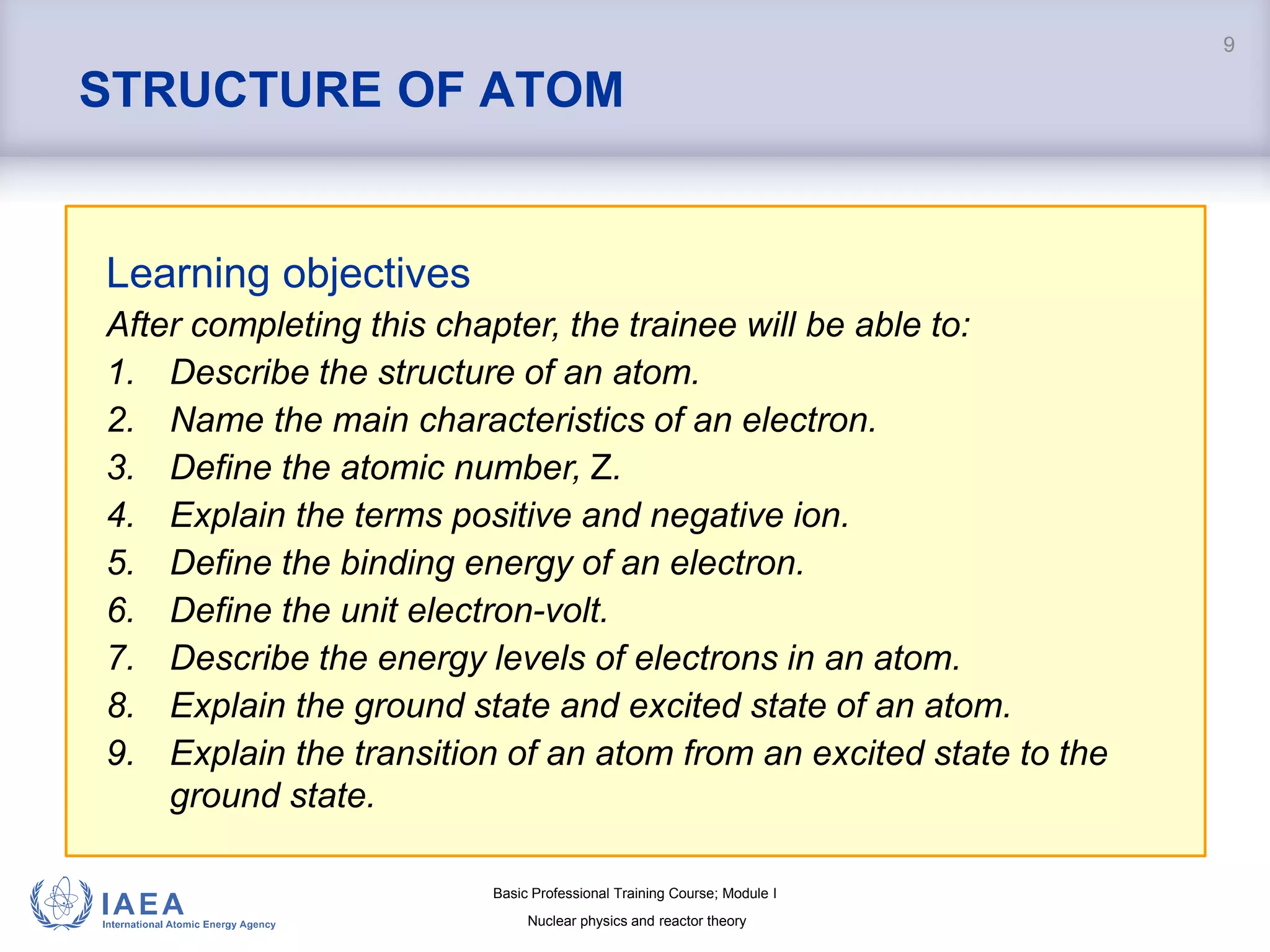 Module01 nuclear physics and reactor theory | PPTX