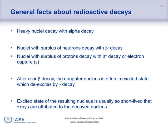 Module01 nuclear physics and reactor theory | PPTX | Physics | Science