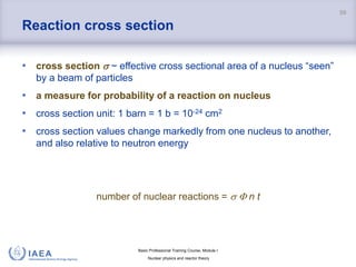 Module01 nuclear physics and reactor theory | PPTX