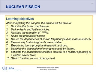 Module01 nuclear physics and reactor theory | PPTX