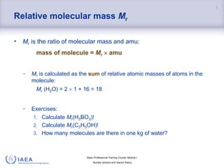 Module01 nuclear physics and reactor theory | PPTX