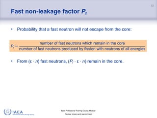 Module01 nuclear physics and reactor theory | PPTX
