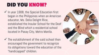 SPECIAL EDUCATION AND ITS FOUNDATION | PPTX