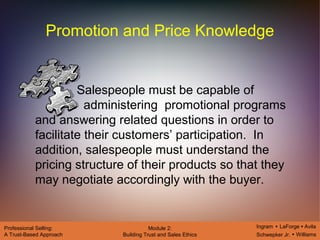 Module 02 professional salesmanship | PPT