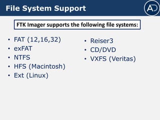 Module 02 ftk imager | PPTX