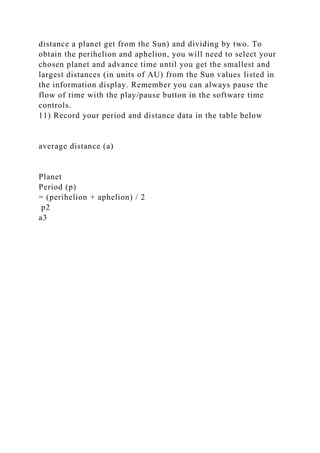 Module 02 – Kepler’s Laws Lab Understanding Planetary MotionJo.docx ...