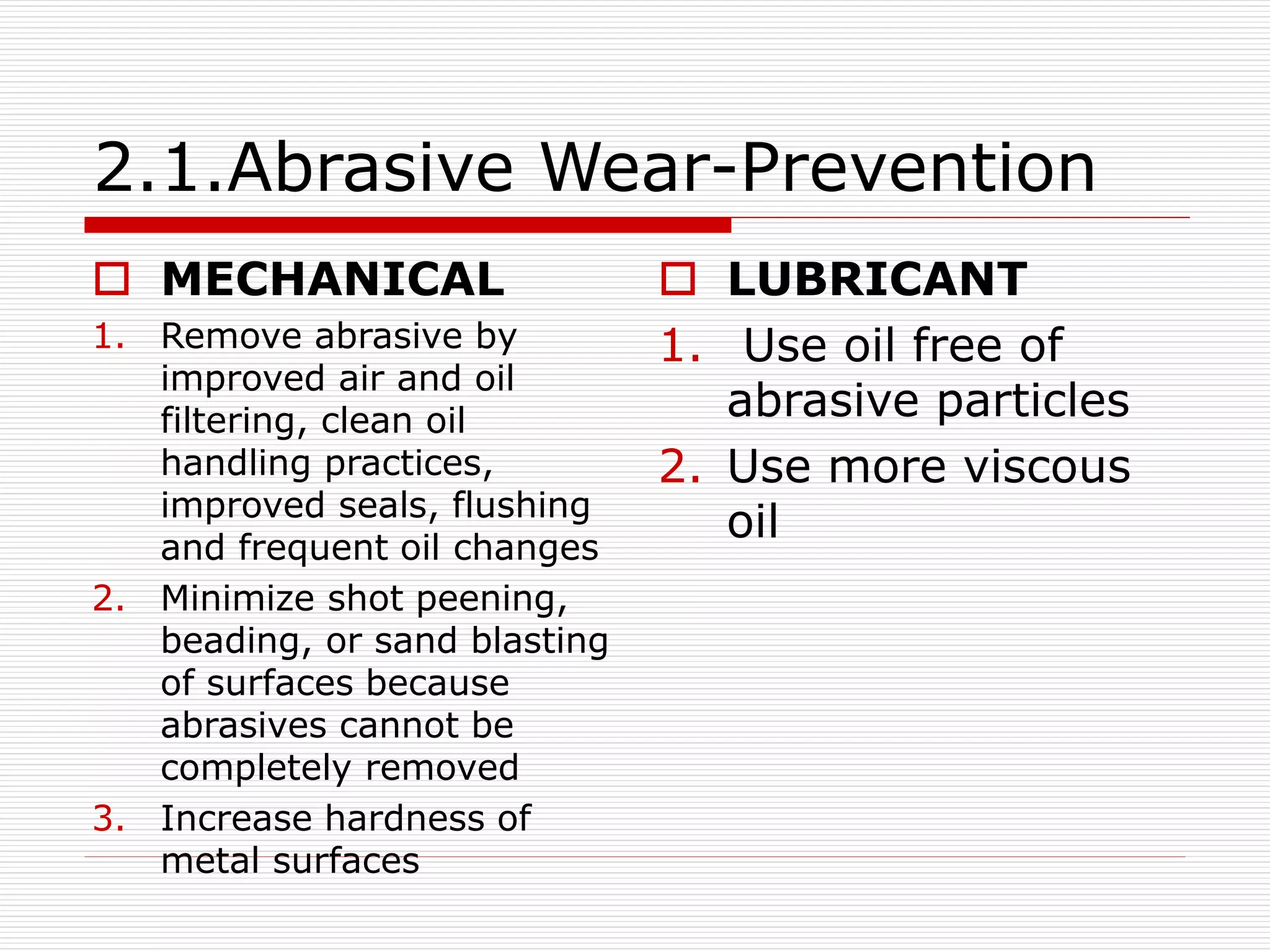 Module 02 wear mechanism | PPT | Free Download