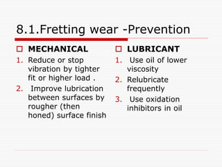 Module 02 wear mechanism | PPT