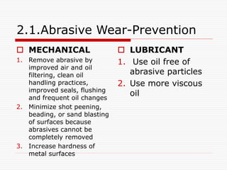 Module 02 wear mechanism | PPT