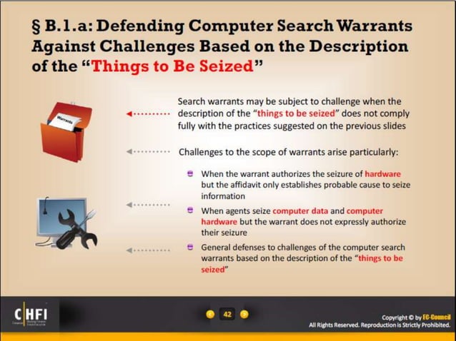 Module 03 searching and seizing computers | PPTX