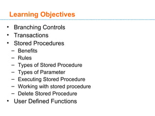 Module04 | PPT | Databases | Computer Software and Applications