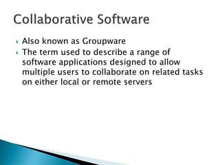 Developing a collaboration system | PPT