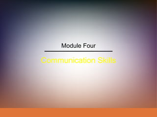 Module 04 3 e | PPT