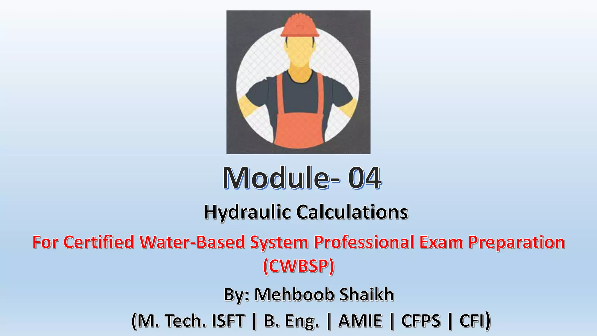 MODULE 04 HYDRAULIC CALCULATION.pdf