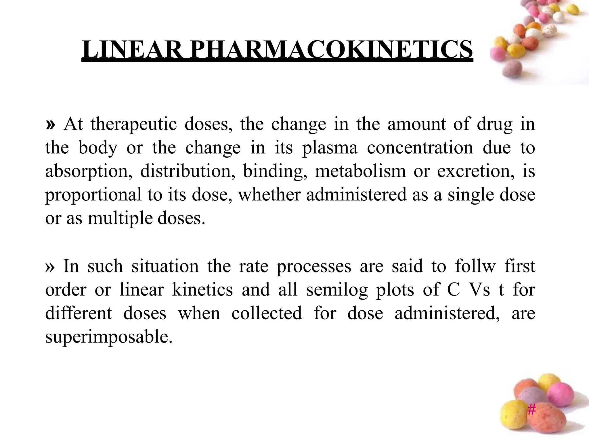 Biopharmaceutics Non linear pharmacokinetics | PDF