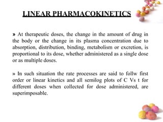Biopharmaceutics Non linear pharmacokinetics | PPT