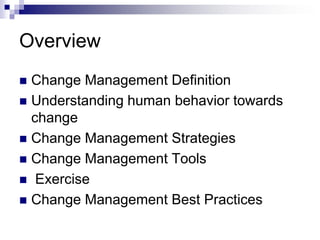 Module 05 Change Management | PDF