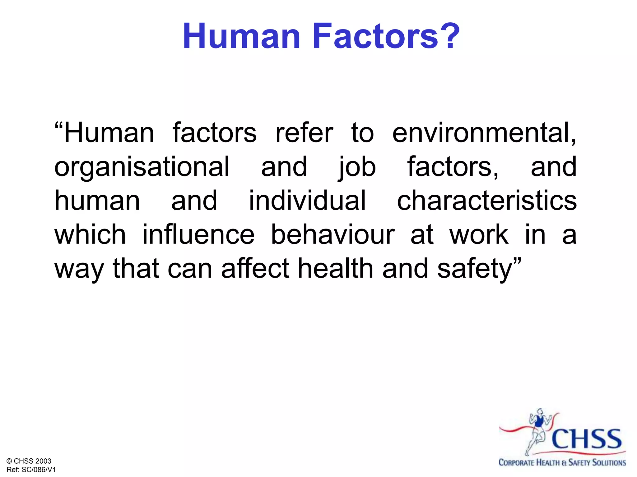 Module06 human factor | PPT