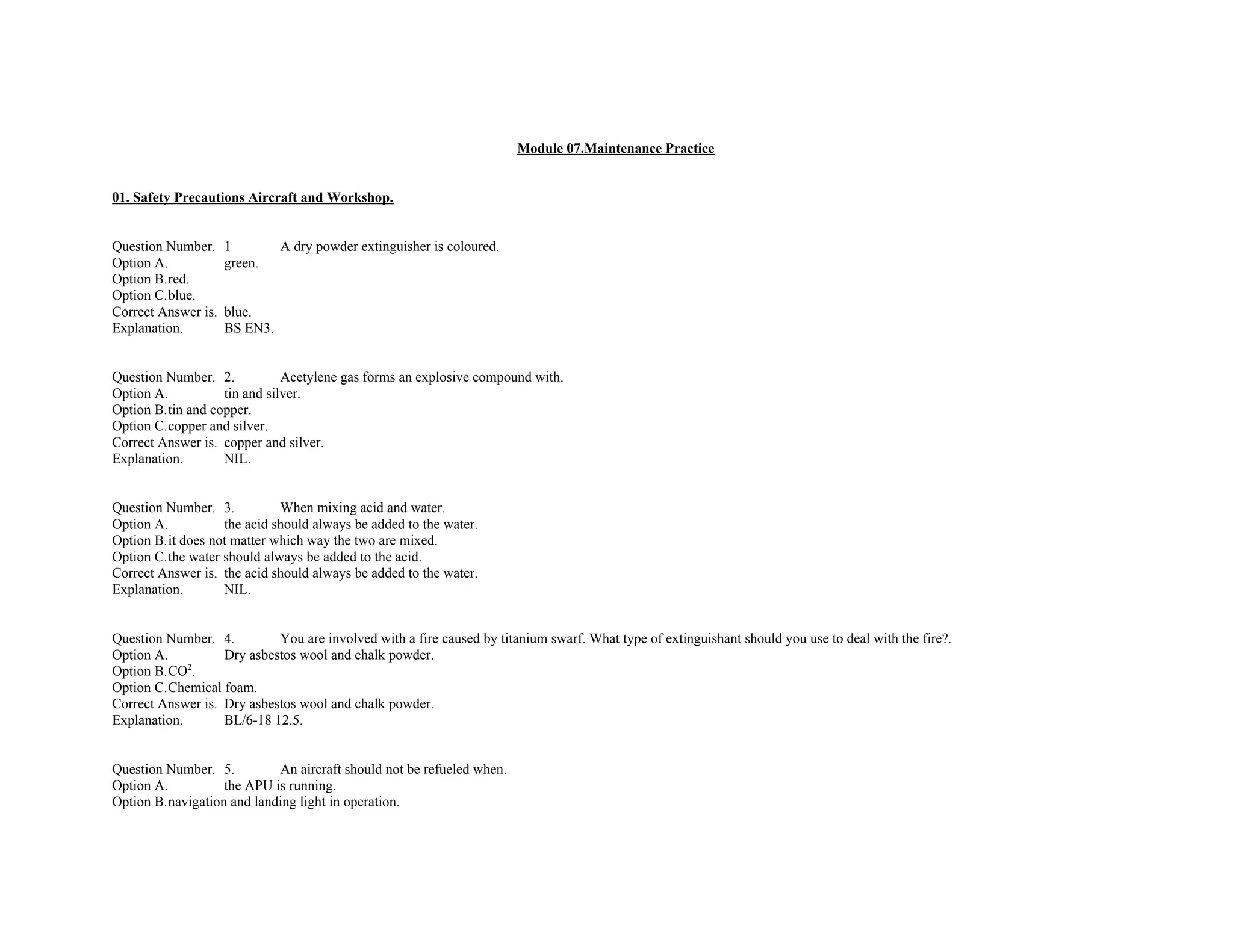 Easa Part 66 Module07 Mcq S Pdf
