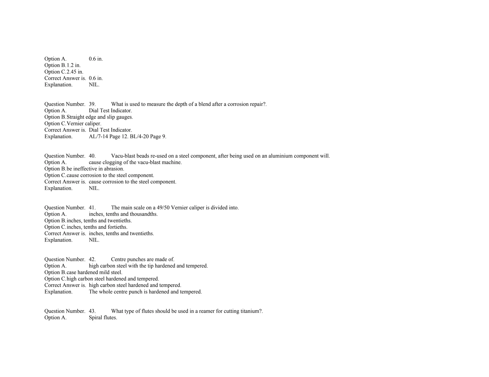 EASA Part-66 Module07 mcq's | PDF