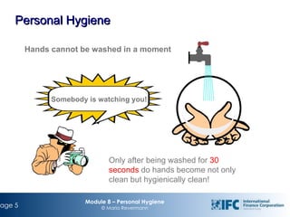 Module 08 - Personal hygiene in the food .ppt