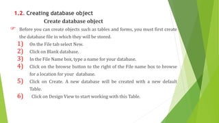 Module 08 Access & Use Database Application.pptx | Databases | Computer Software and Applications