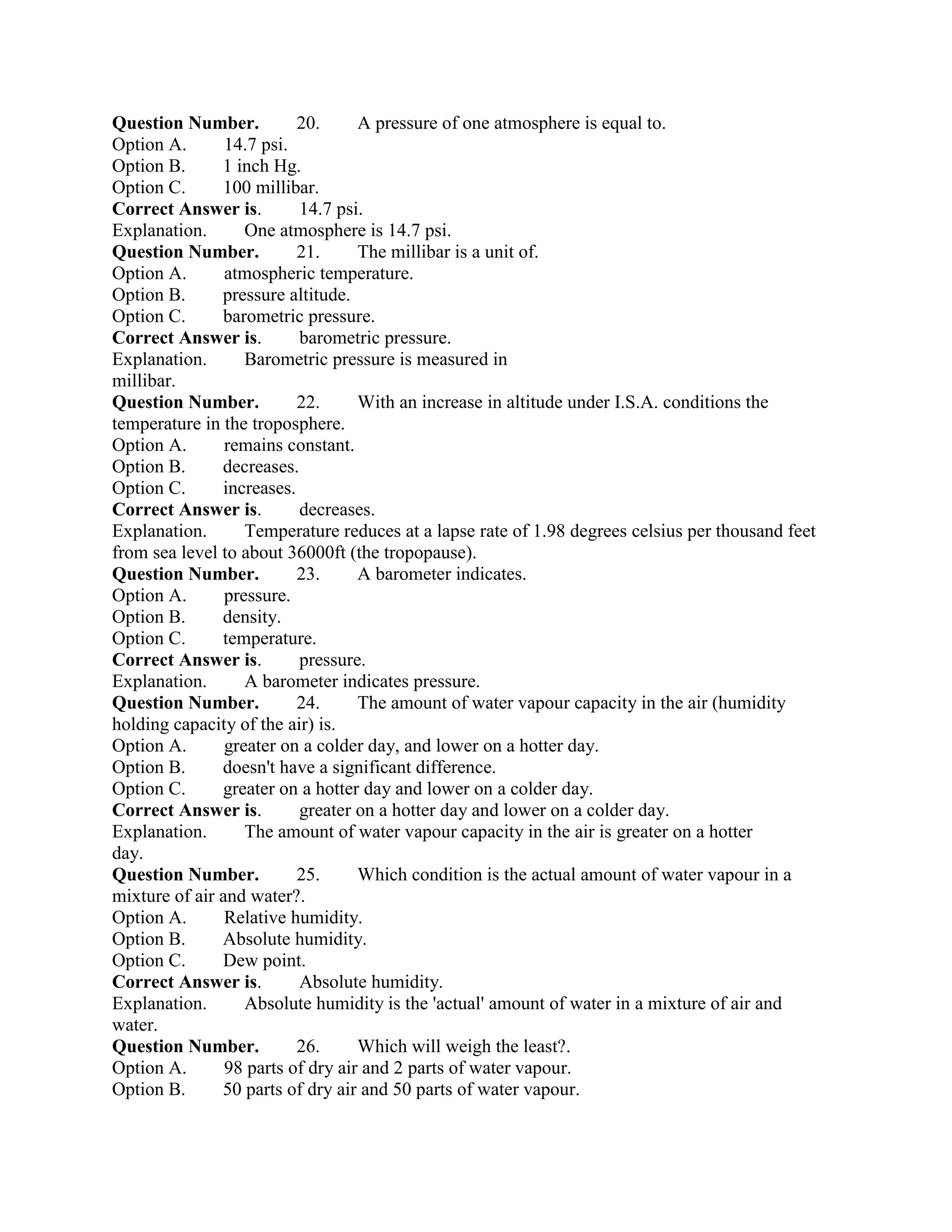 EASA Part-66 Module08 mcq's | PDF