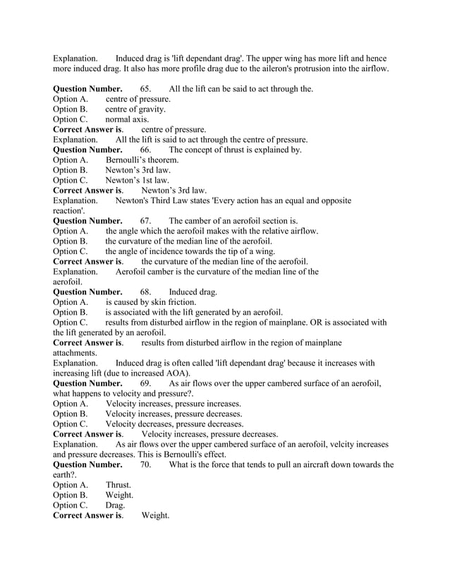 EASA Part-66 Module08 mcq's