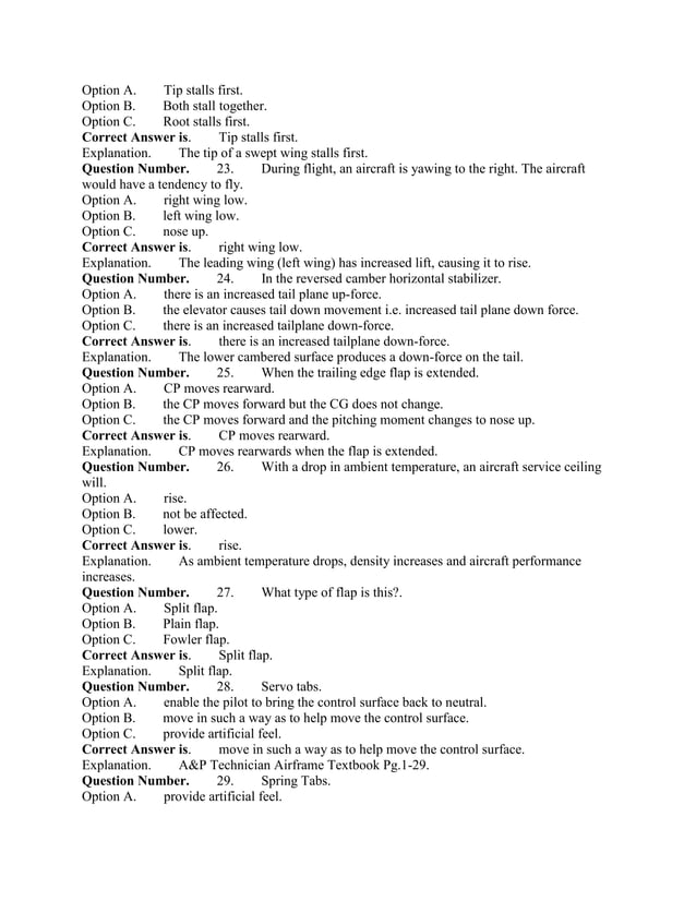 EASA Part-66 Module08 mcq's